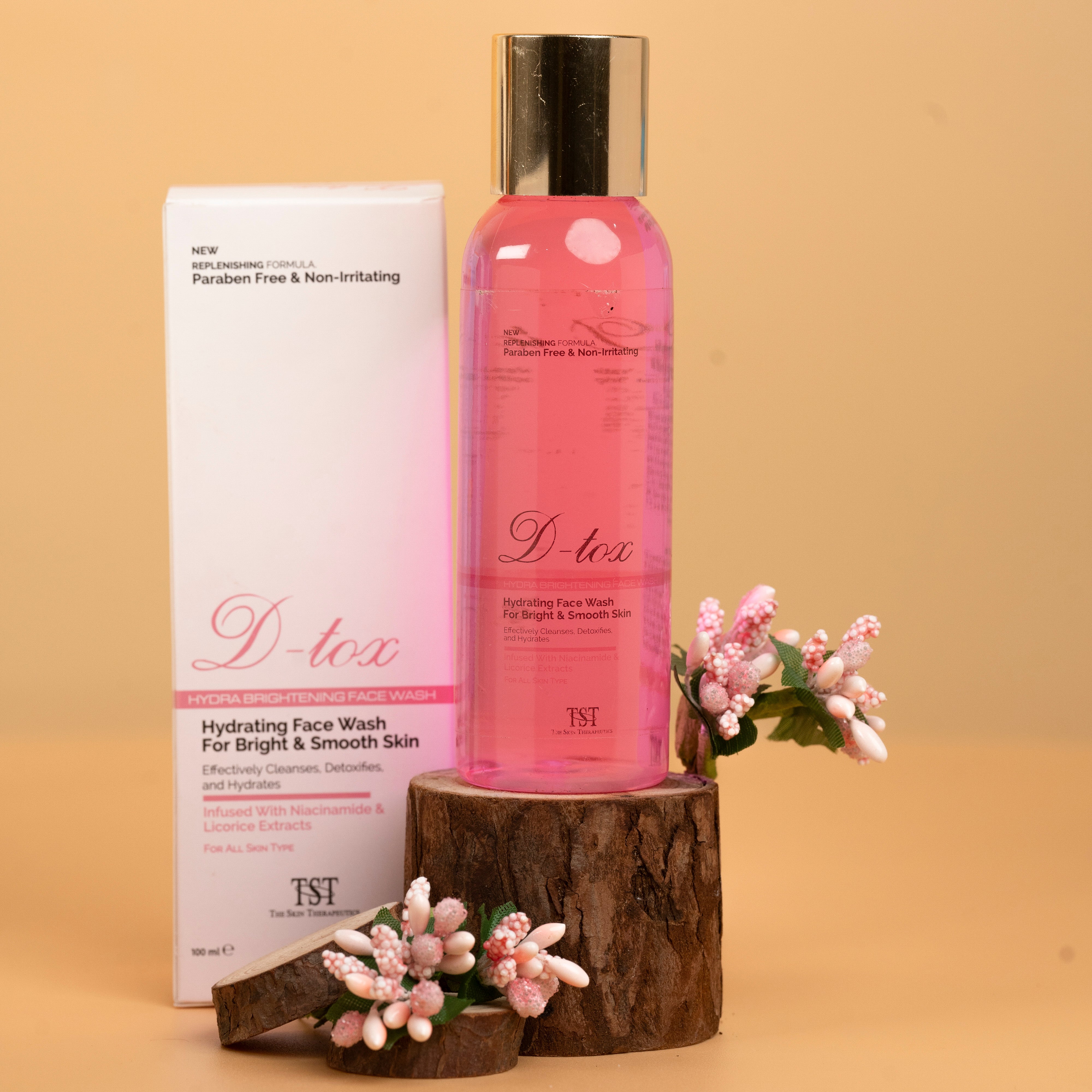 D-Tox Hydra Brightening Face Wash | Hydrate & Brighten Dry Skin – TST Derma